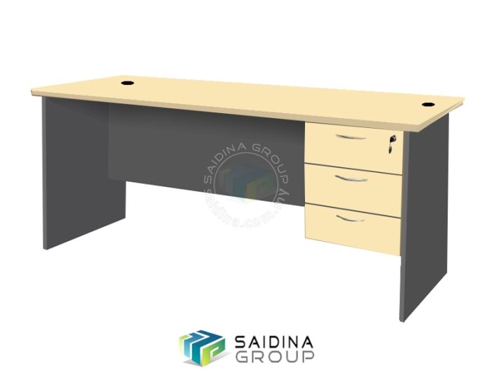 Meja Pejabat Petak Berlaci | Rectangular Office Tables with hanging ...