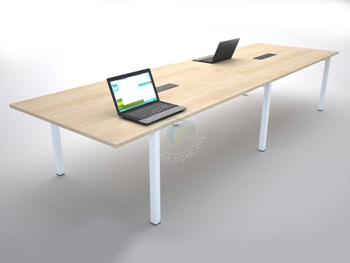 Meja Mesyuarat dengan Kaki Besi Bentuk U | Conference Table c/w U Metal ...