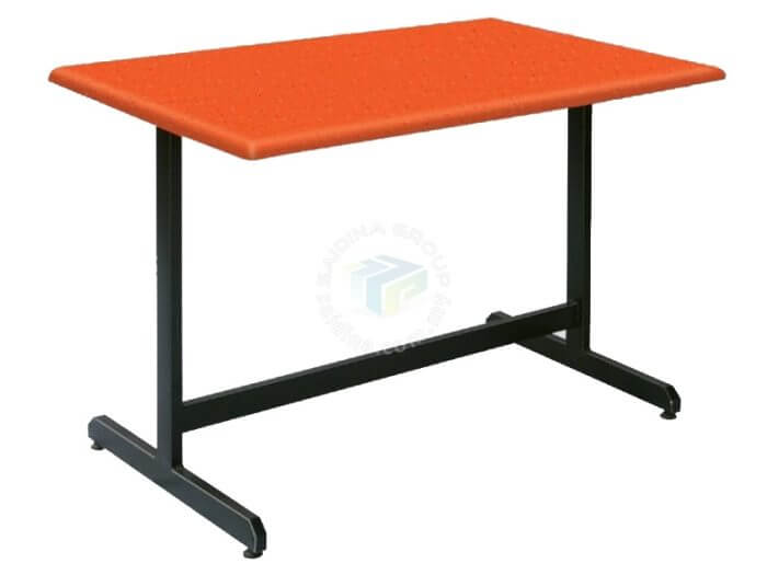 Meja Restoran (Fiber glass) Petak 4 tempat duduk | 4 seater Rectangular ...